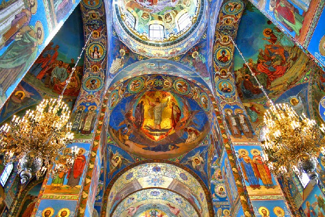 Savior on the Spilled Blood ceiling – Gary J. Kirkpatrick Art and ...